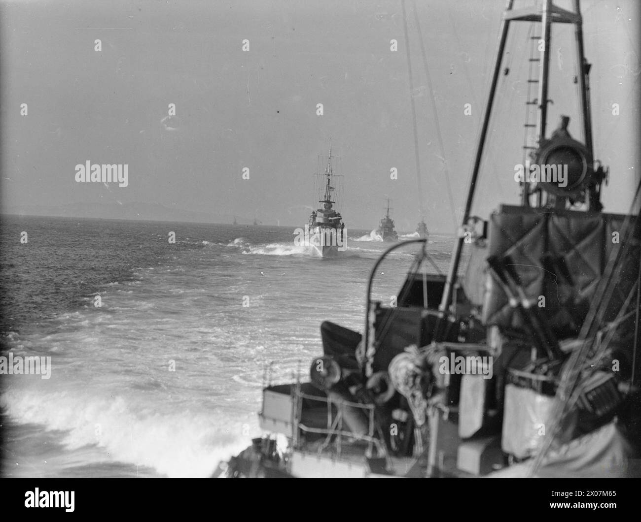 ON BOARD THE DESTROYER HMS COSSACK DURING TORPEDO AND ANTI-SUBMARINE ...