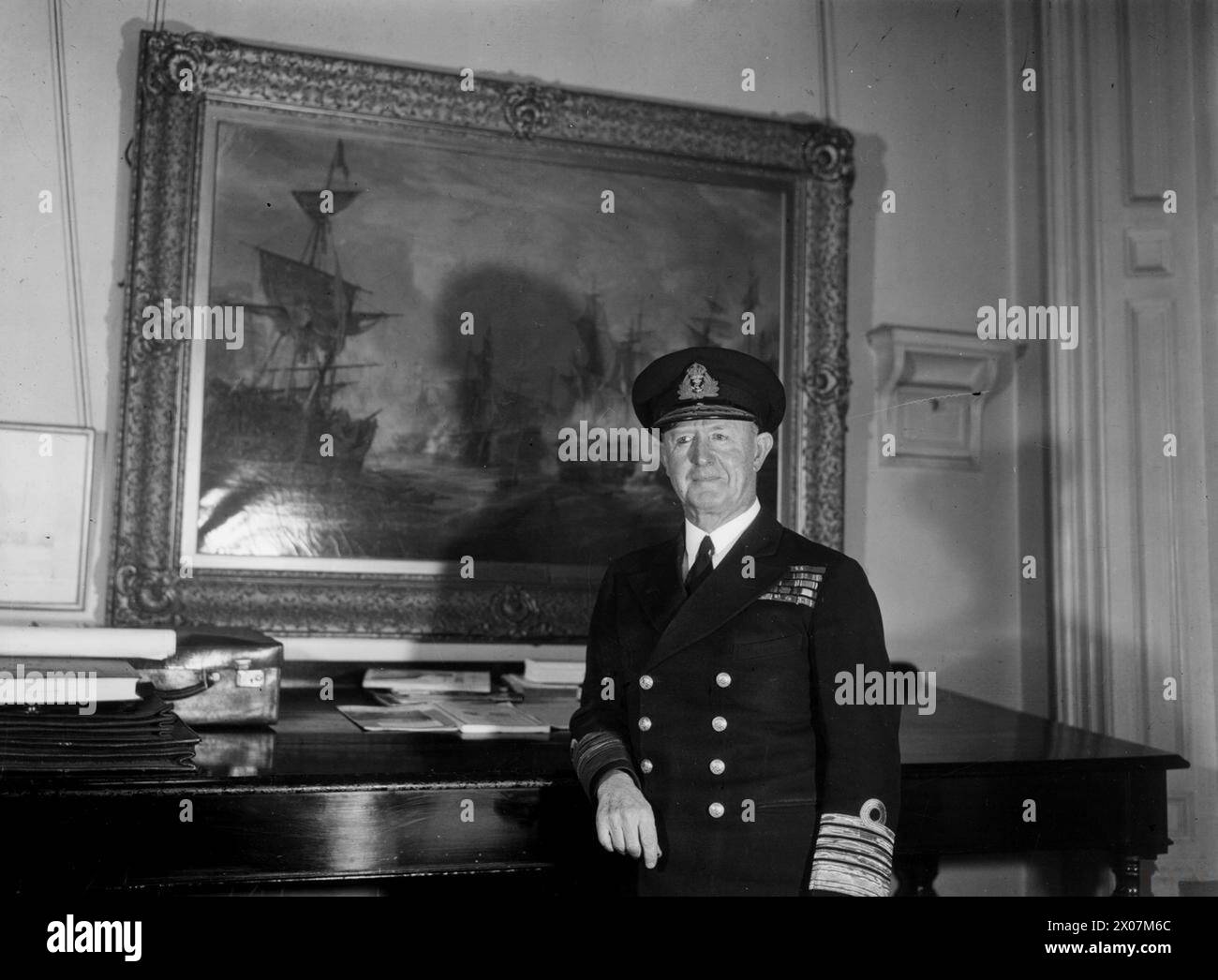 The First Sea Lord October 1944 Admiralty Admiral Of The Fleet Sir