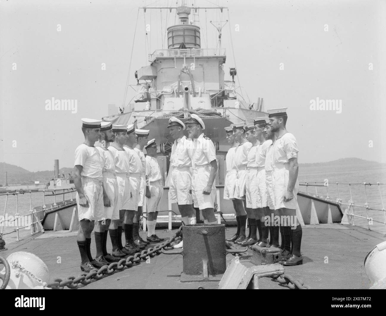 HMS WOLVERINE'S TRIPLE CELEBRATION. MARCH 1944, FREETOWN. HMS WOLVERINE ...