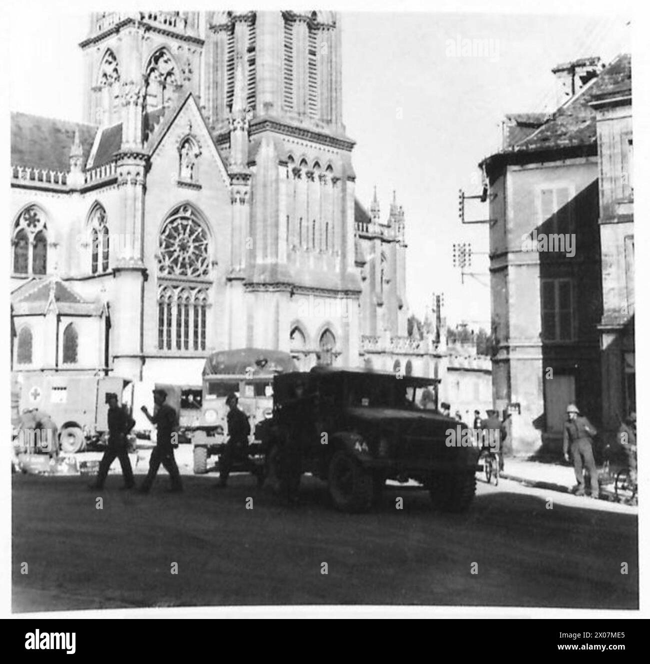British army lorries in north west europe hi-res stock photography and ...