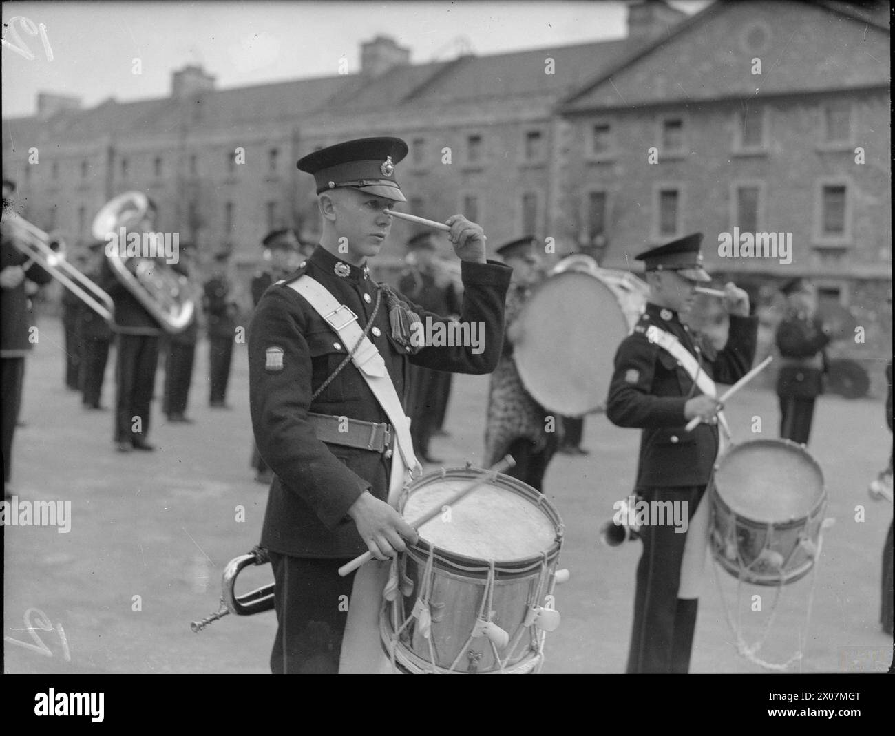 Richard D Emerson joins the Royal Marines at the Royal Marine Barracks ...