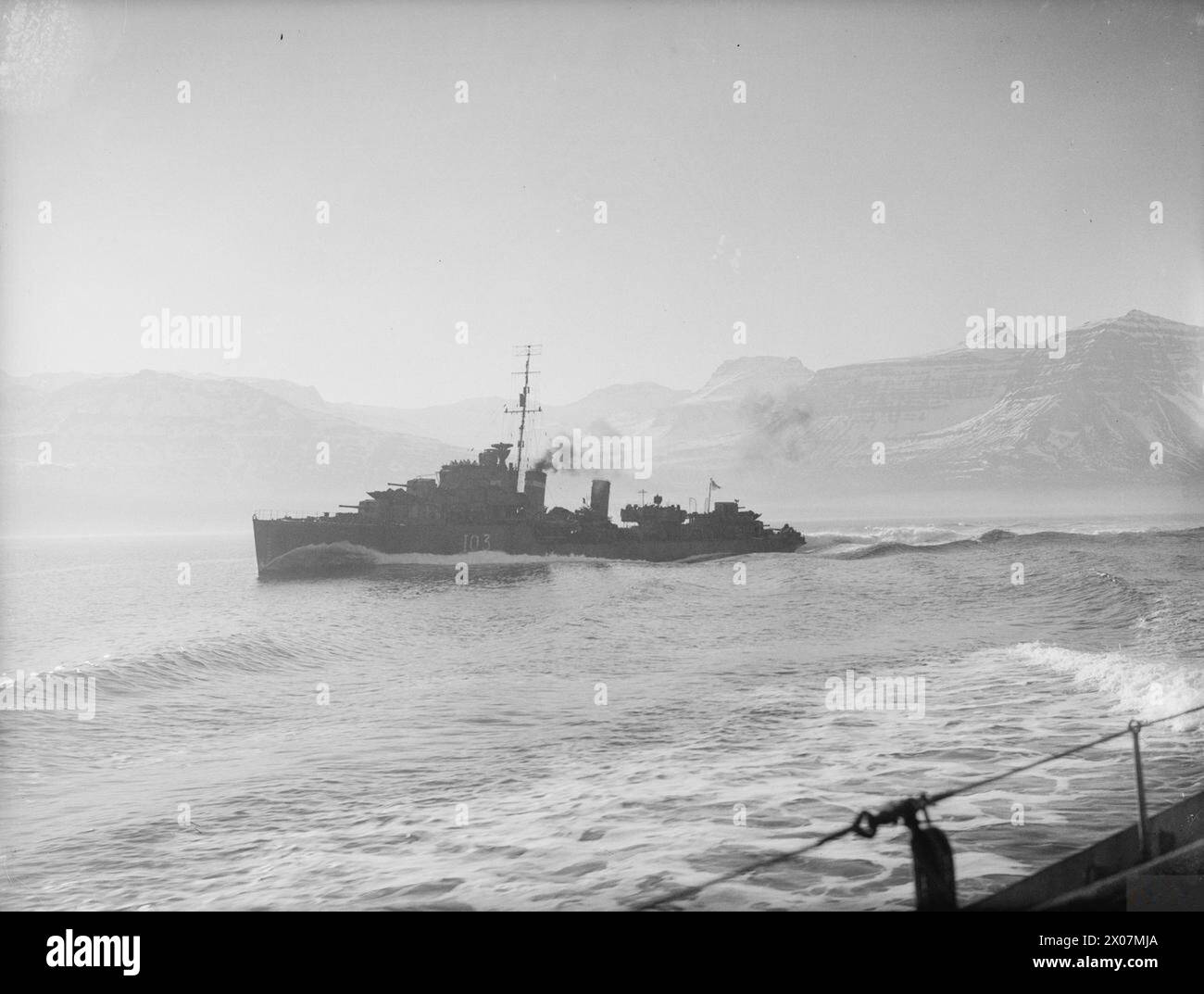 ON BOARD HMS ESKIMO. FEBRUARY 1942, ON BOARD THE TRIBAL CLASS DESTROYER ...