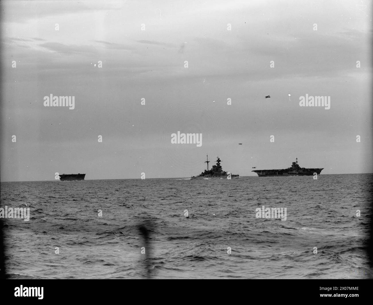 THE SINKING OF HMS ARK ROYAL. 13 NOVEMBER 1941, ON BOARD AN ESCORTING ...