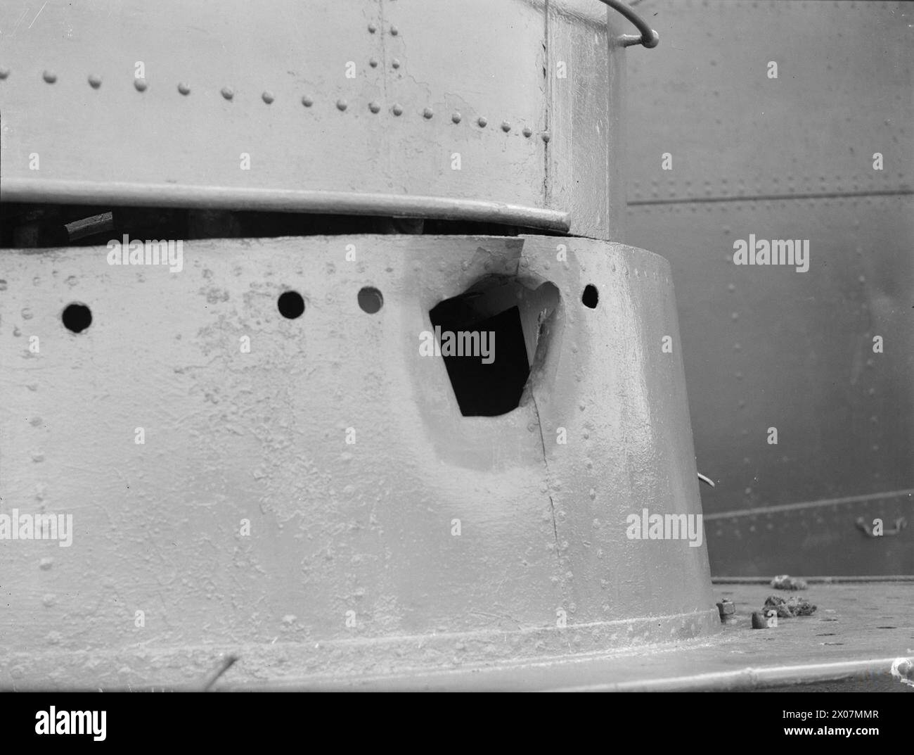 HM SUBMARINE THRASHER DAMAGED BY BOMB DROPPED FROM ENEMY AIRCRAFT. 6 ...
