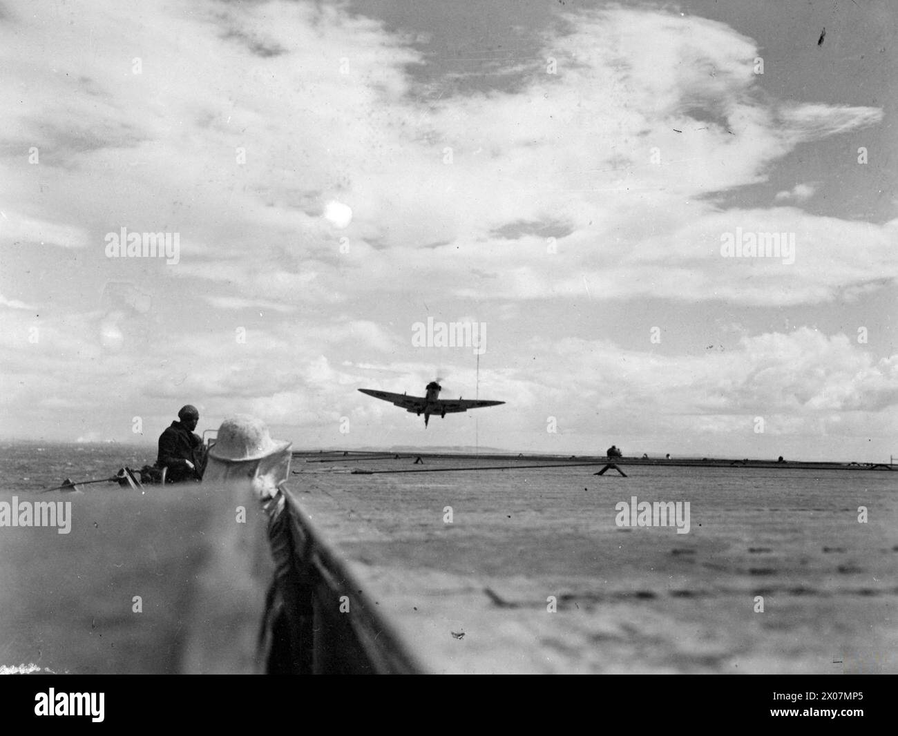 THE FLEET AIR ARM IN ACTION IN SALERNO. SEPTEMBER 1943, ON BOARD HMS ...