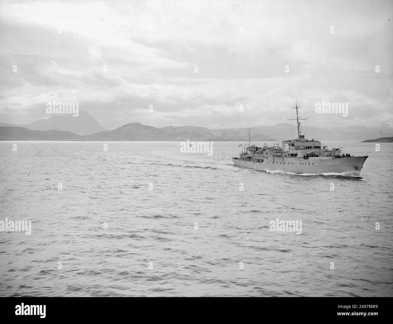 U-BOATS SURRENDER AT LOCH ERIBOLL. 9 AND 10 MAY 1945, LOCH ERIBOLL ...