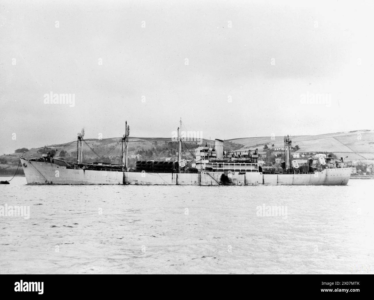 In November 1944, a fast standard cargo ship from Britain was loaded ...