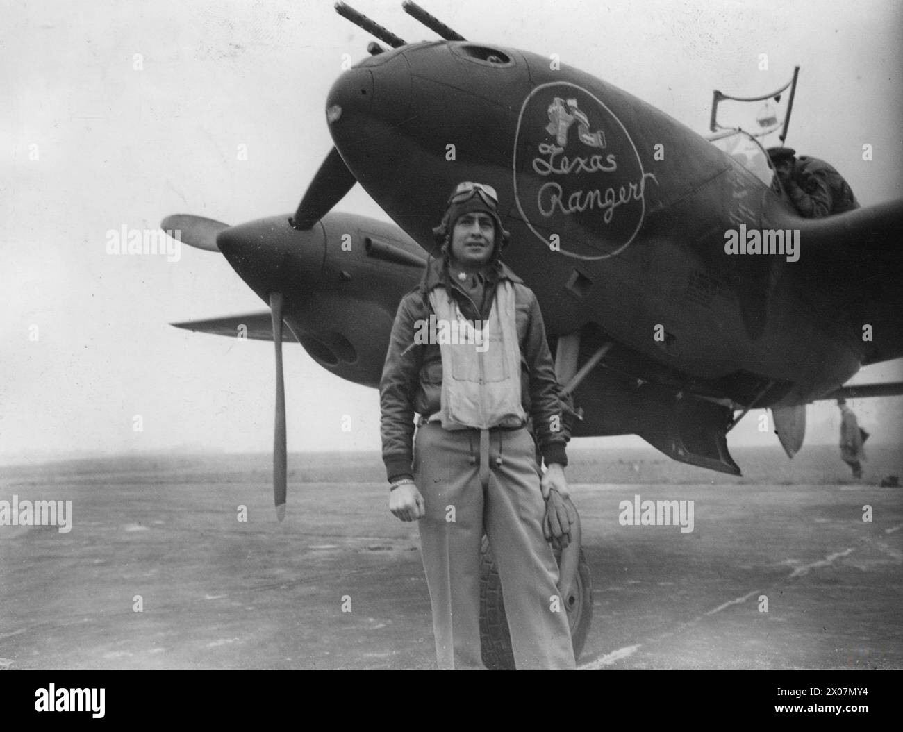 Lt. Col. Jack S. Jenkins, commanding officer of the 55th Fighter Group ...