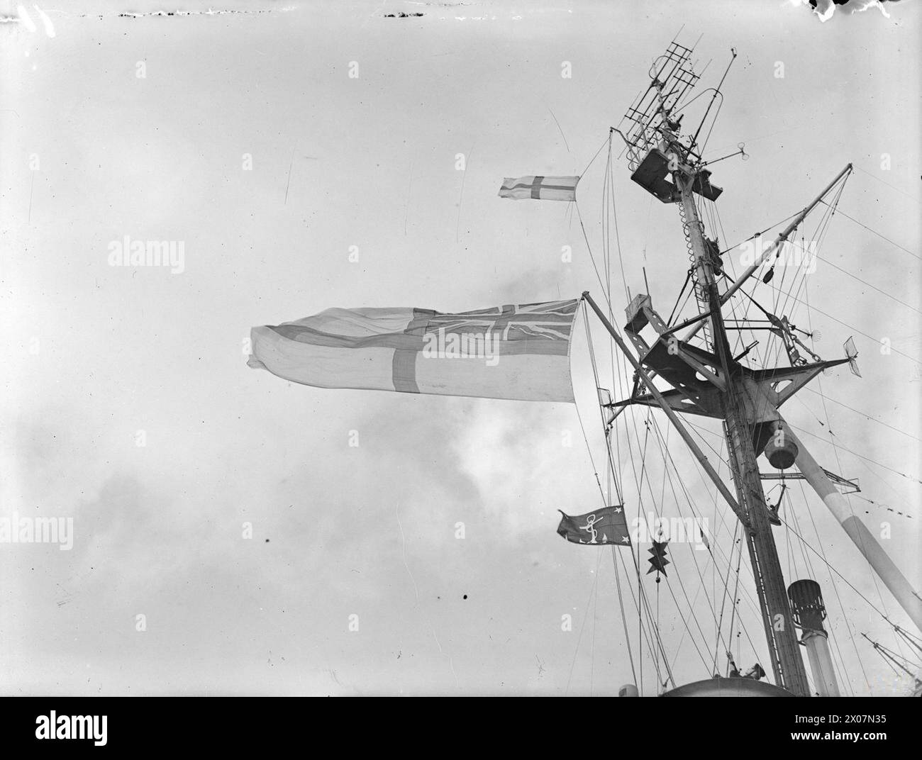 COLONEL KNOX'S VISIT, SEPTEMBER 1943, SCAPA FLOW. COLONEL FRANK KNOX ...
