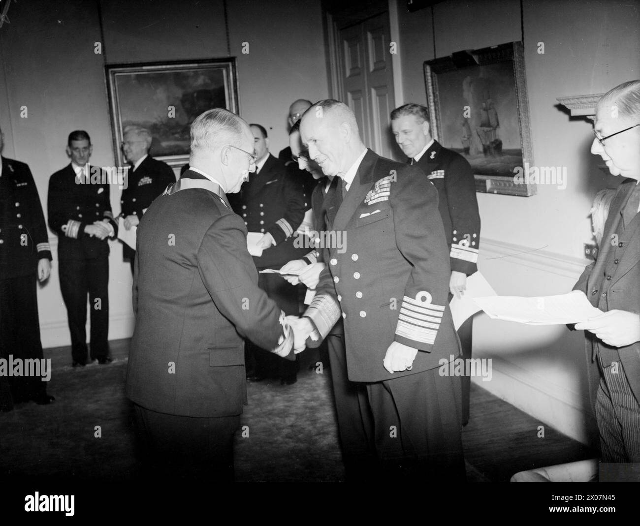 ALLIED OFFICERS AND MEN HONOURED. 28 NOVEMBER 1944, ADMIRALTY HOUSE ...