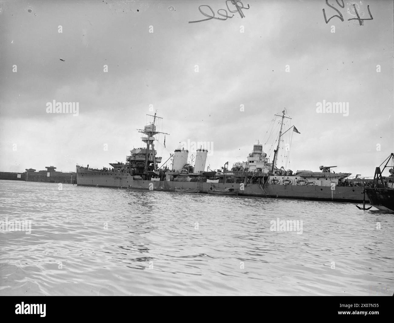 From 6 to 8 June, HMS Aristocrat transported the Mulberry advance port ...