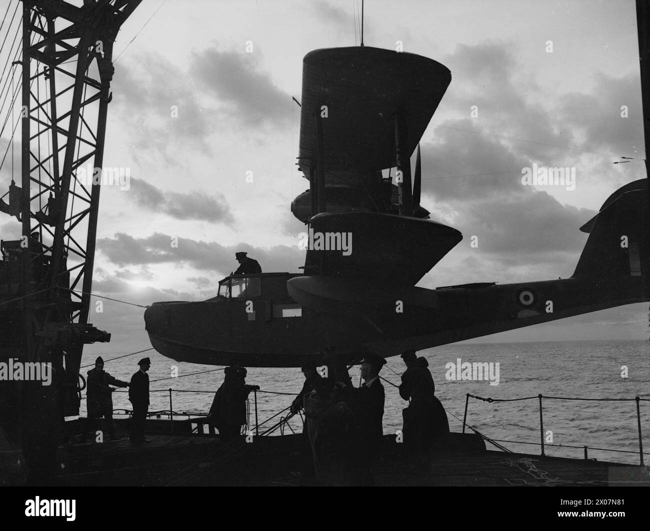 ON BOARD THE CRUISER HMS SUFFOLK ON PATROL. 1941. - The Supermarine ...