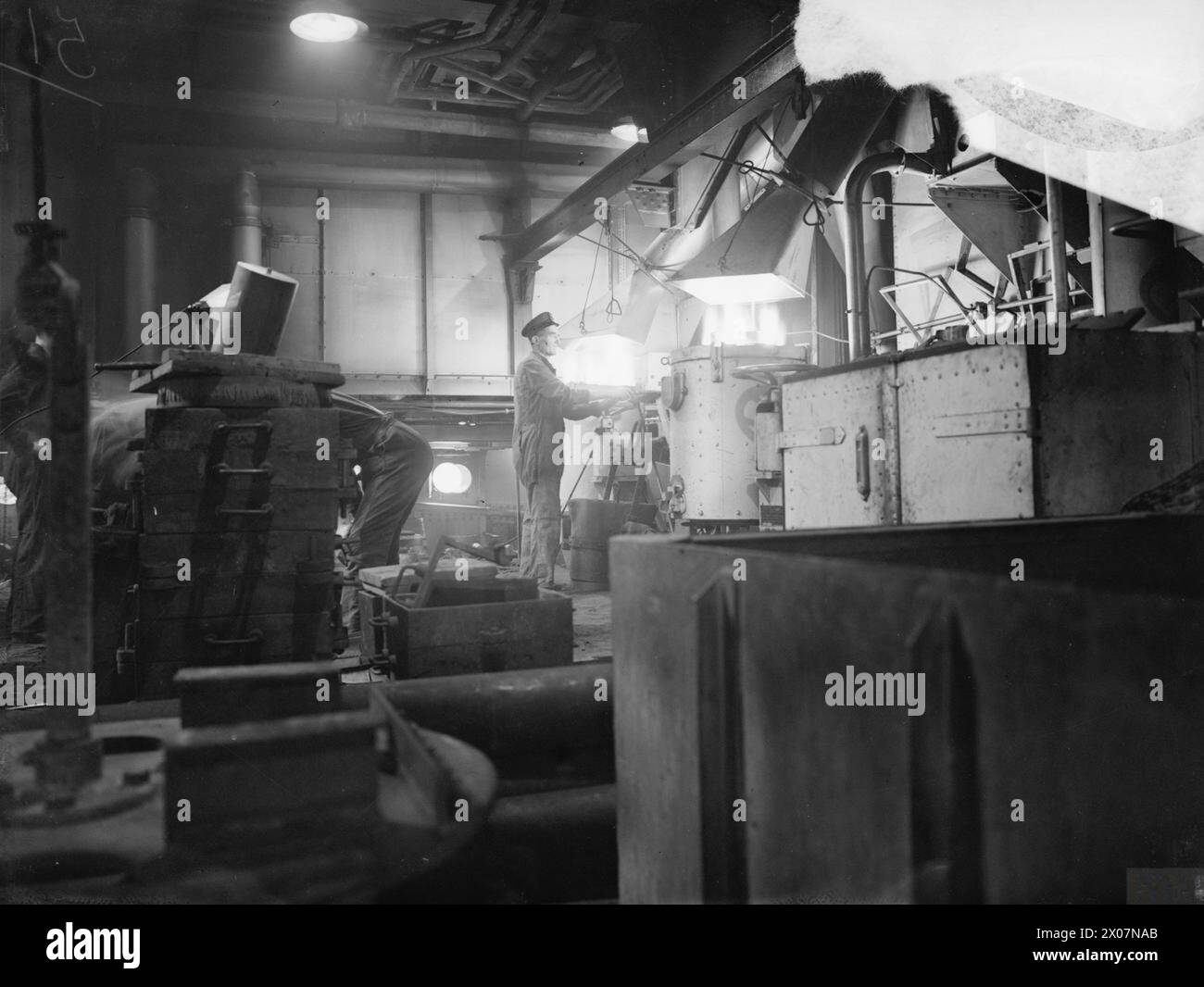 THE DAILY ROUTINE OF HMS TYNE, A DESTROYER DEPOT SHIP. FLEET ANCHORAGE ...