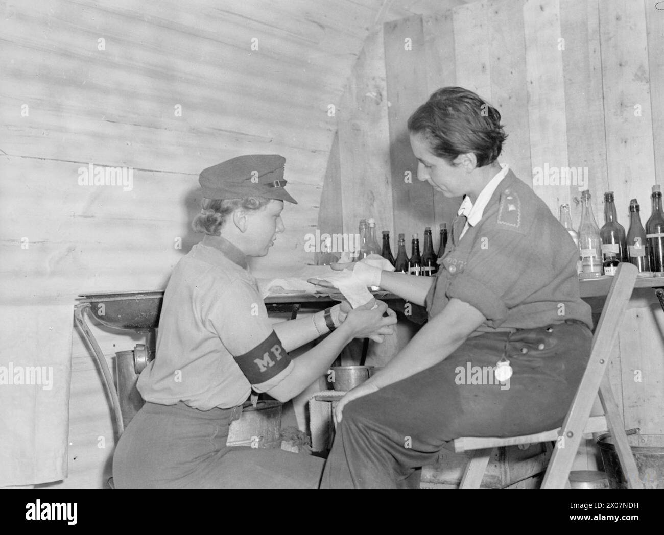 GERMAN PRISONERS OF WAR 1945 - Lance Corporal Jean Burck of New Malden ...