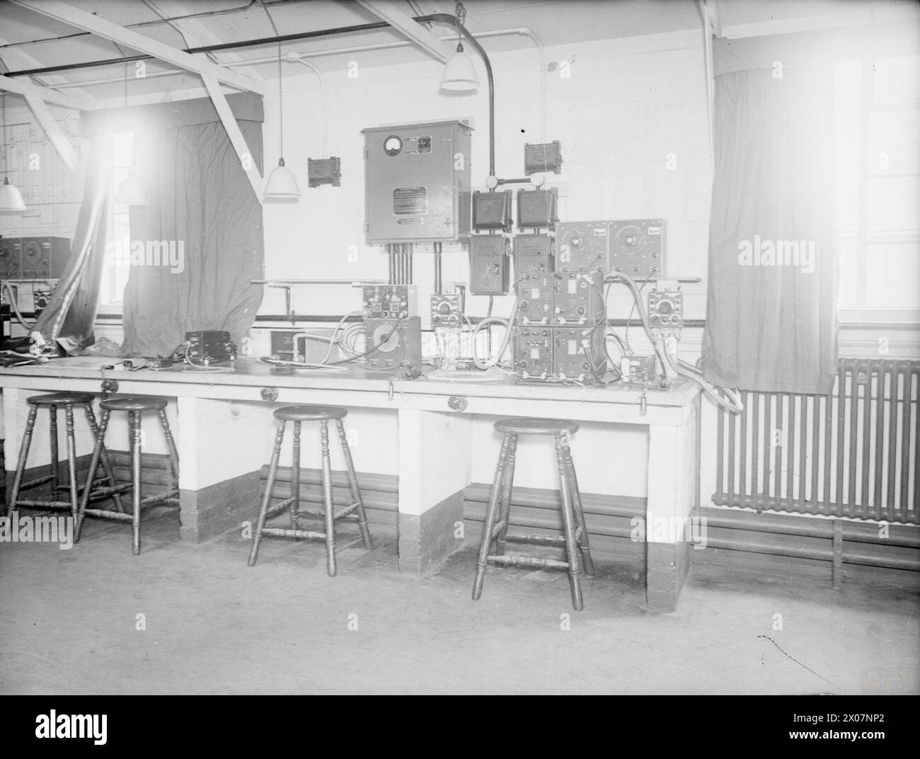 AT HMS ARIEL, ROYAL NAVAL AIR RADIO MECHANICS TRAINING ESTABLISHMENT ...