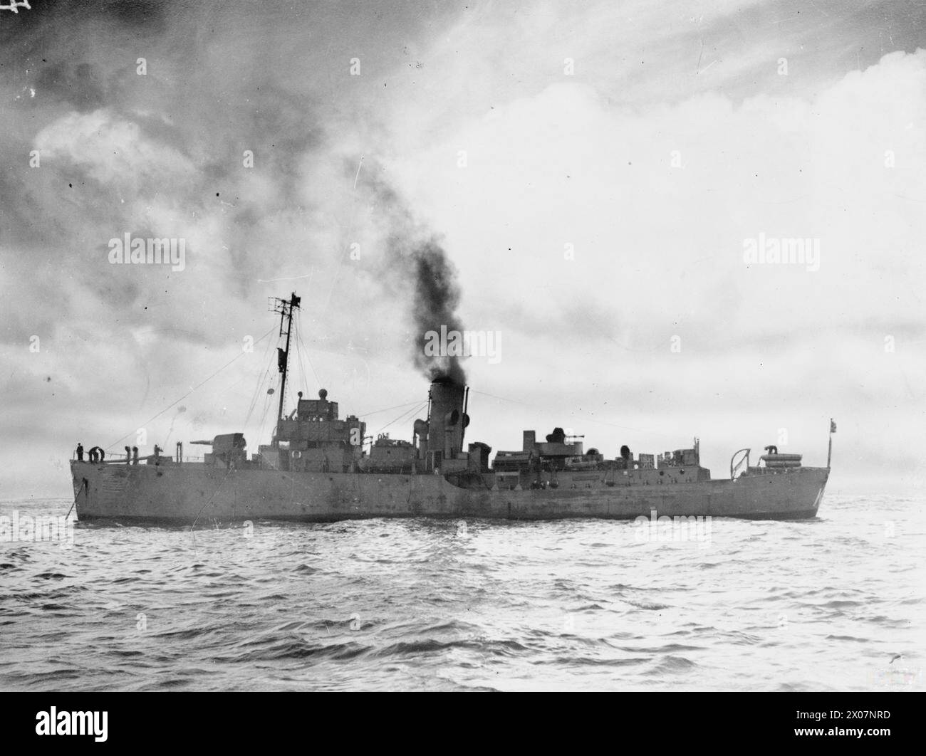 In October 1941, HMS Camellia, a British Flower-class corvette, was in ...