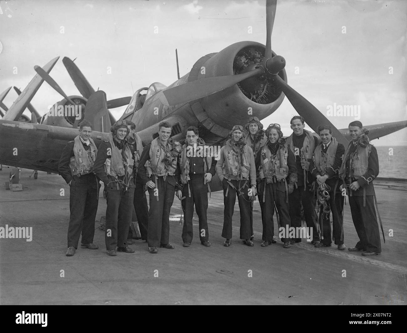 In August 1944, aircraft of the Fleet Air Arm aboard HMS Formidable ...