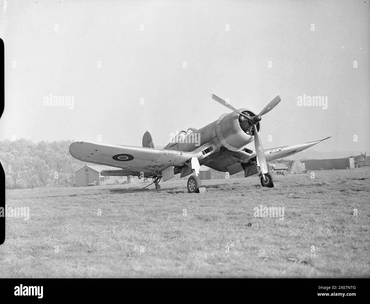 The Chance-Vought Corsair, a US-built aircraft in service with the ...