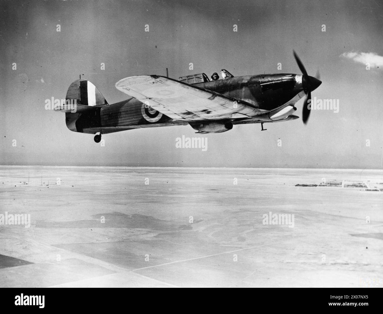 Hurricane Mark I P2627 of No. 274 Squadron RAF at Amriya, Egypt ...