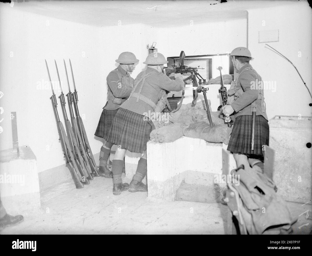 On 12 November 1939, men of the 1st Battalion Queen's Own Cameron ...