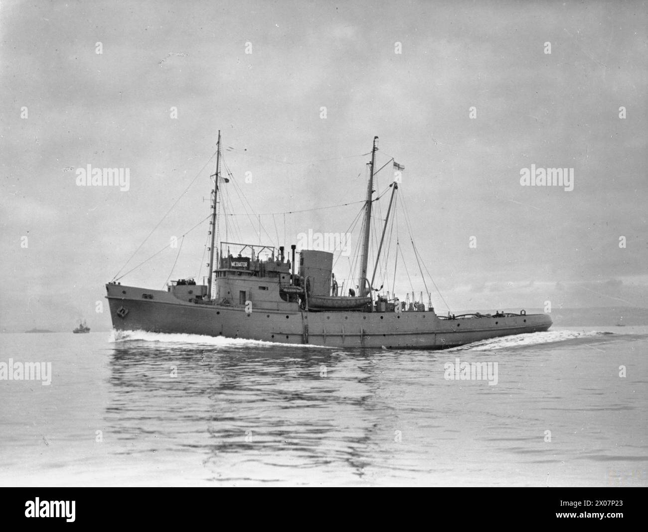 HMT MEDIATOR - Underway Mediator Stock Photo - Alamy