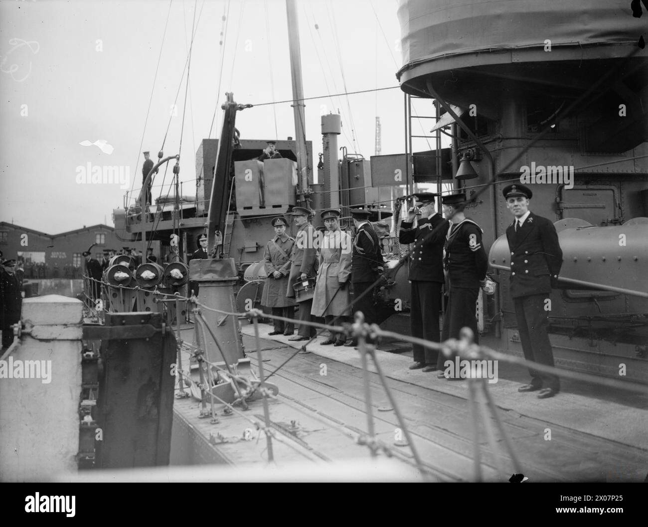 King George VI returned to Britain in December 1939 on board HMS ...