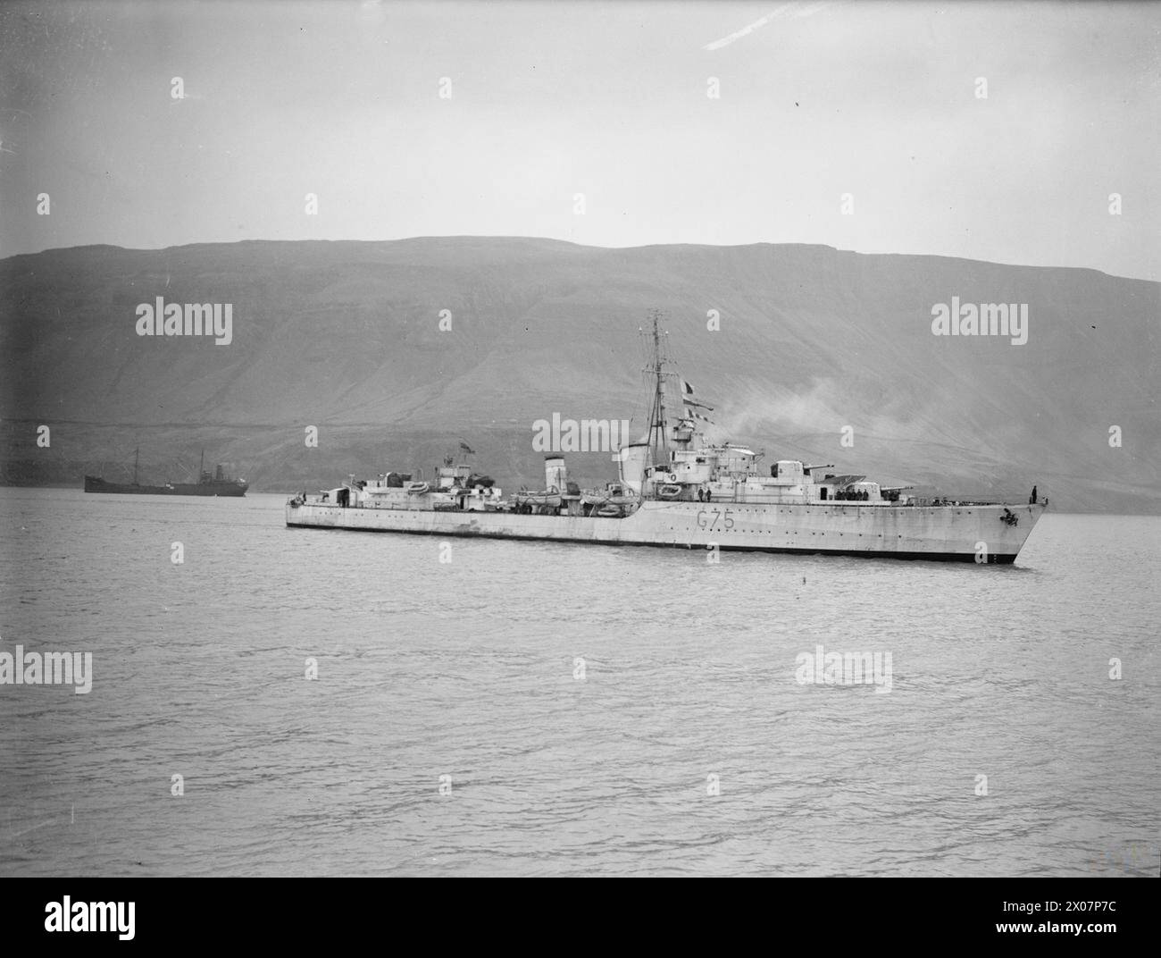 SHIPS AT HVALFJORD, ICELAND. 19 AND 20 NOVEMBER 1941, ON BOARD THE ...