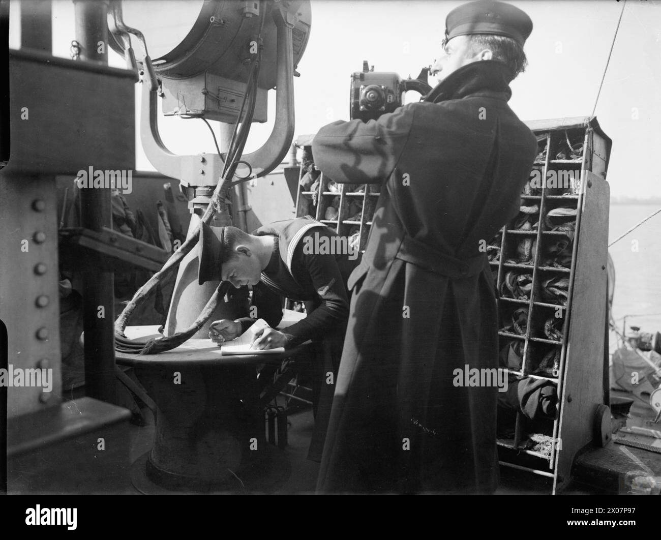THE ROYAL NAVY DURING THE SECOND WORLD WAR - Signal ratings seen on the ...
