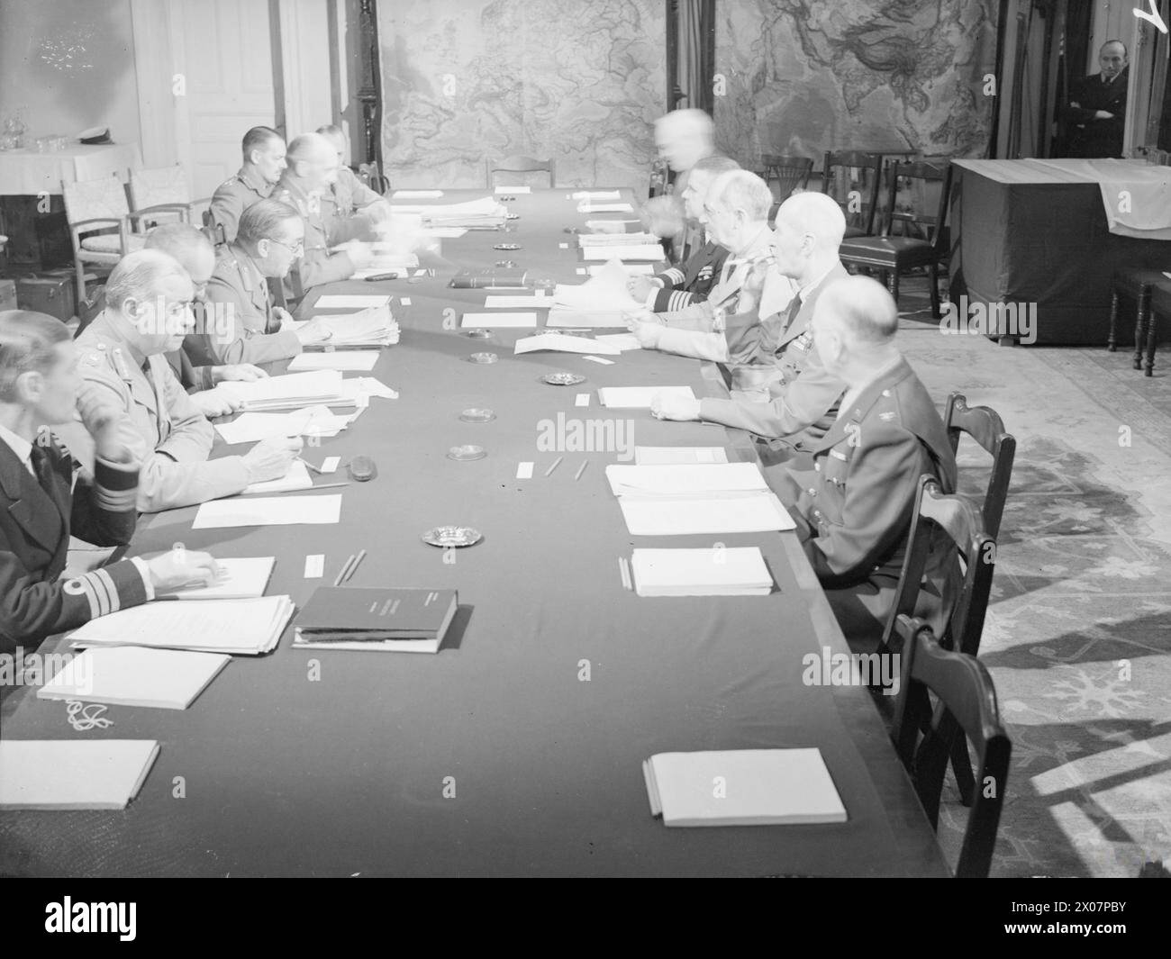 MEETING OF THE AMERICAN AND BRITISH CHIEFS OF STAFF. 4 DECEMBER 1943 ...