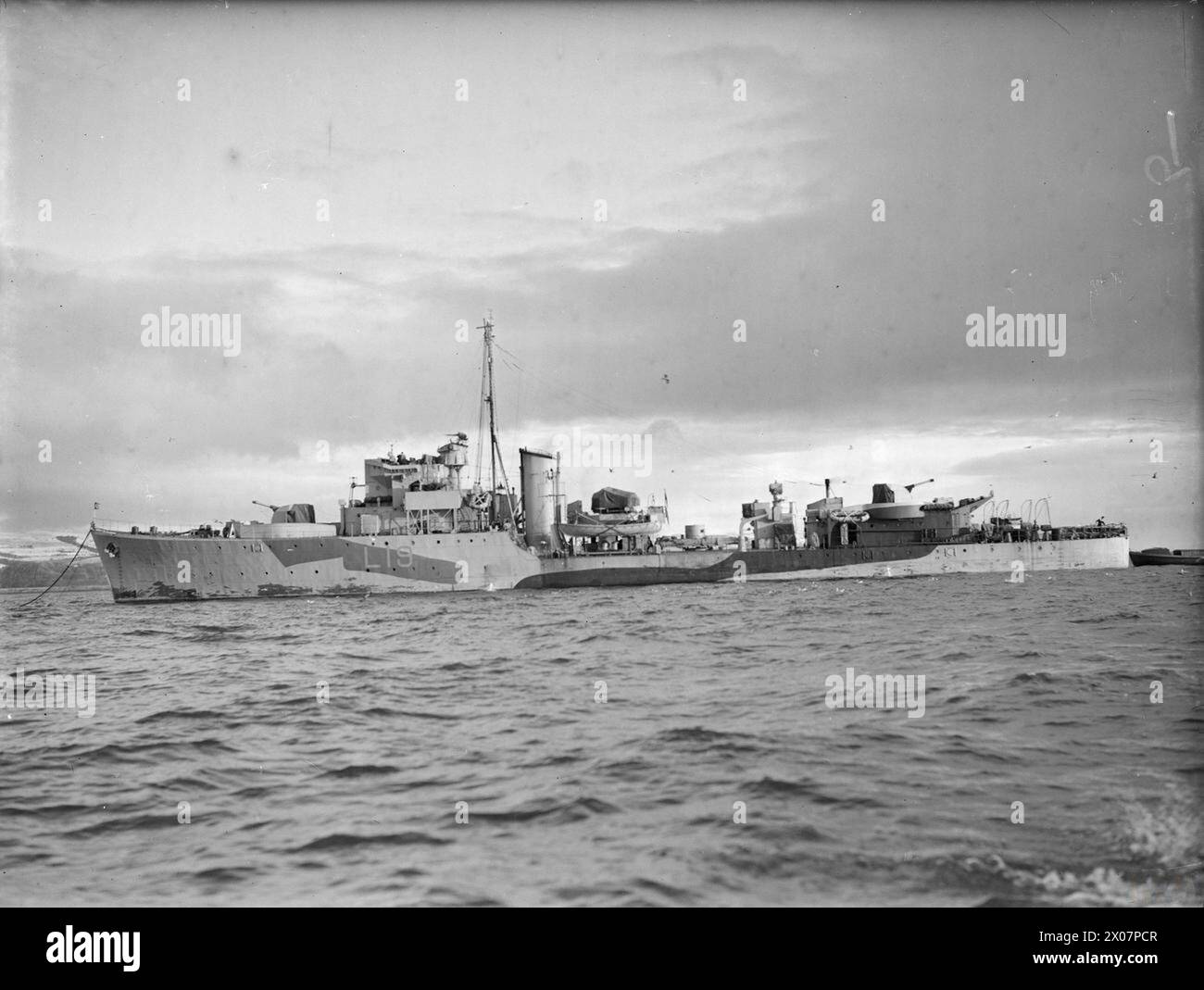 LA COMBATTANTE, NEW DESTROYER FOR FIGHTING FRENCH NAVY, BUILT IN ...