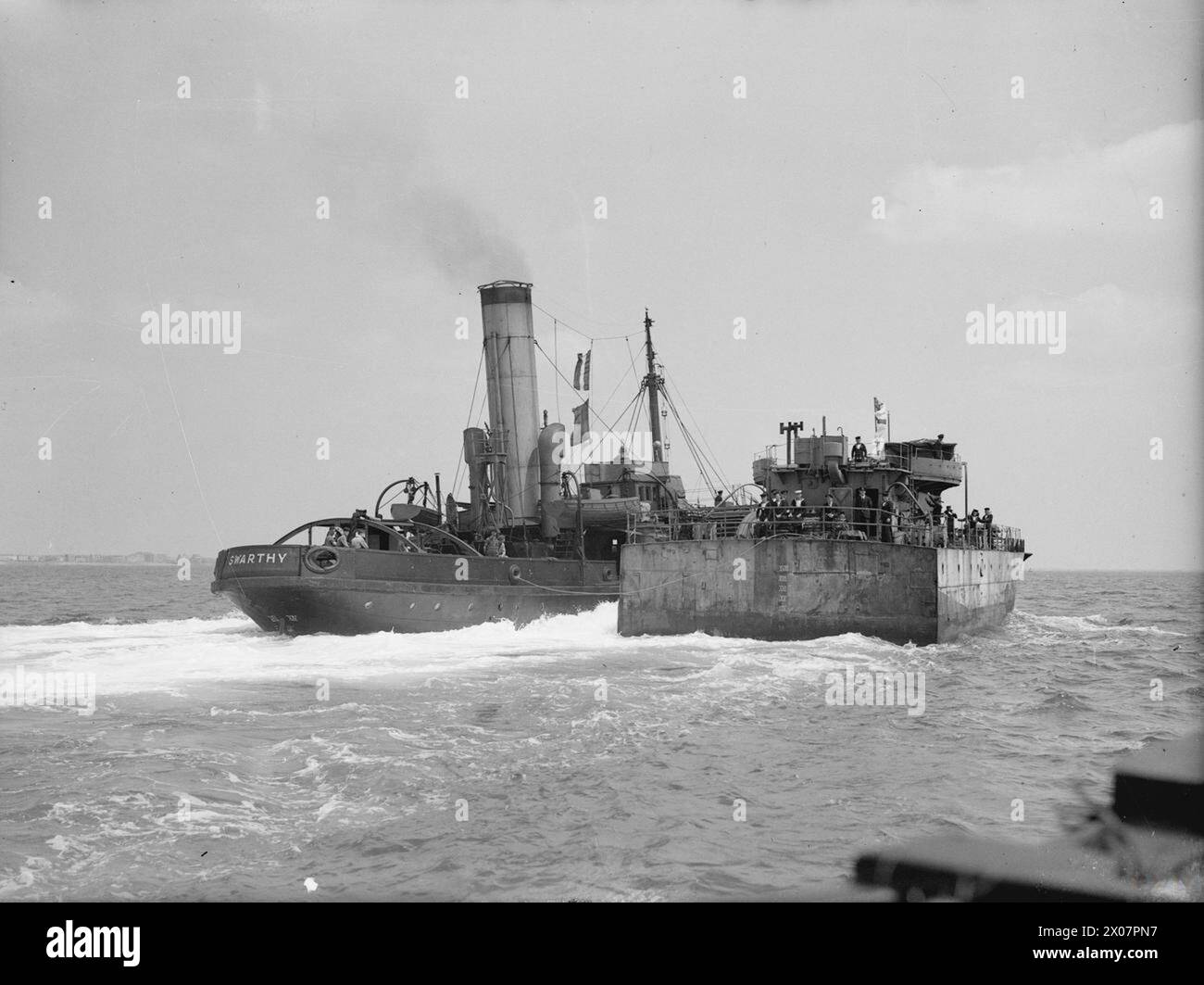 On 27 June 1943, the stern half of the destroyer HMS Porcupine ...