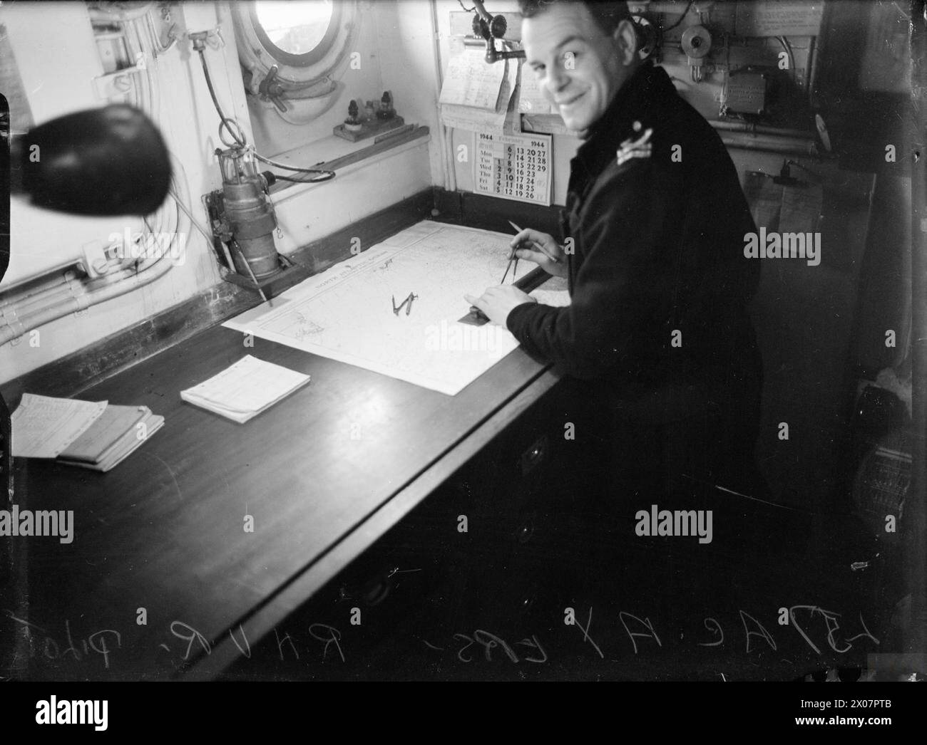 THE ROYAL NAVY DURING THE SECOND WORLD WAR - HMS STARLING's navigating ...