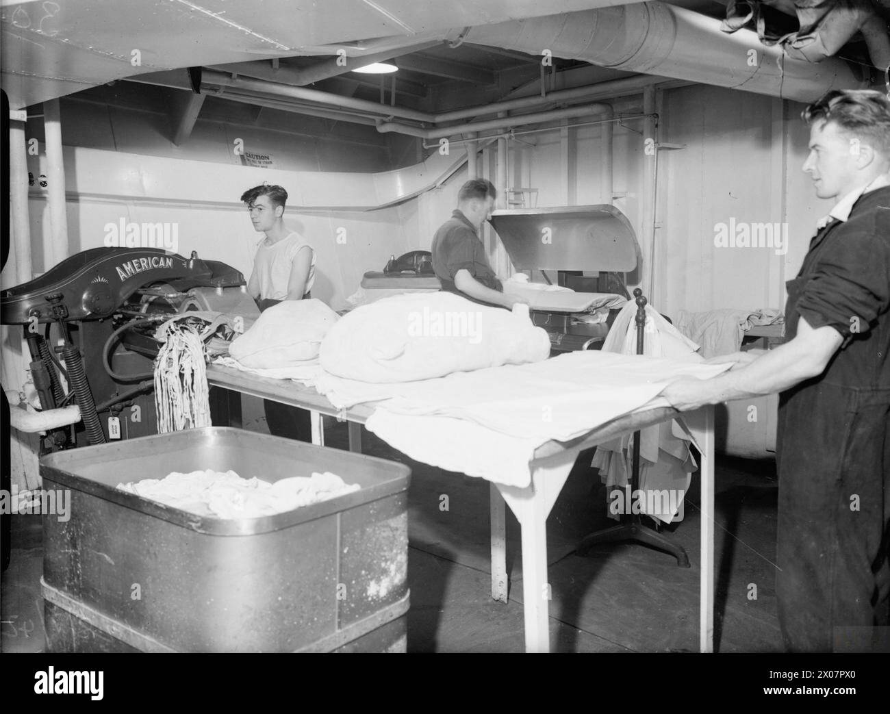 THE ROYAL NAVY DURING THE SECOND WORLD WAR - A scene in the ship's ...