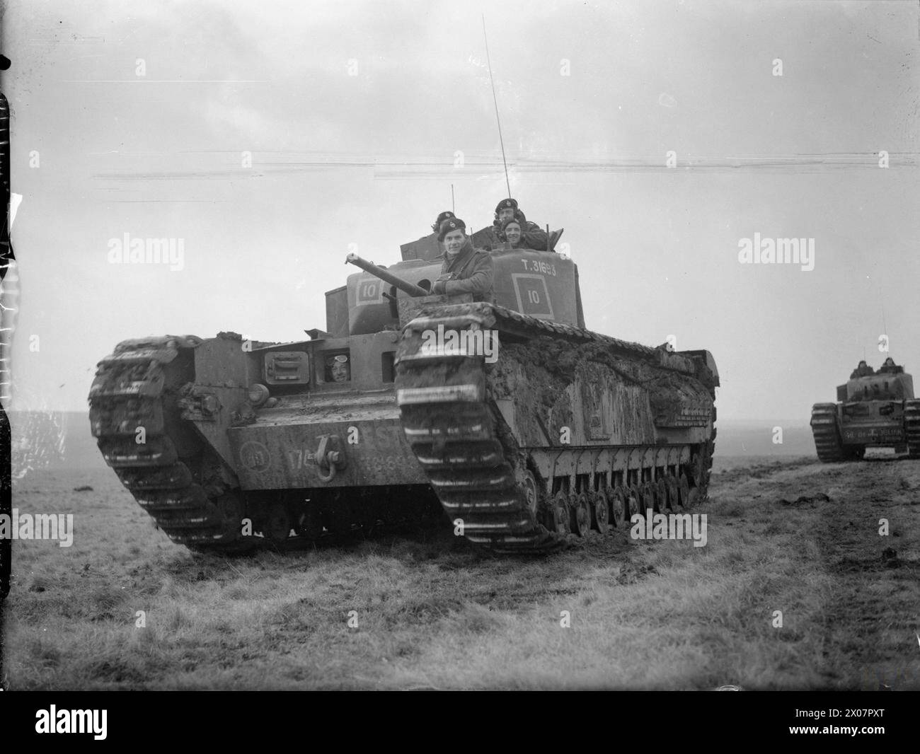 On 31 January 1942, Churchill tank 'Jester' of 'B' Squadron, 9th Royal ...