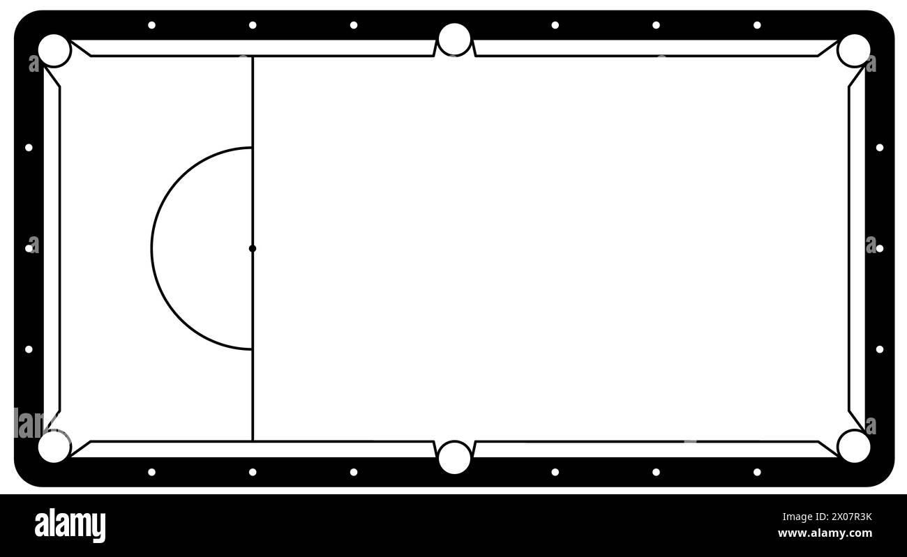 Billiard balls for billiard triangle. Billiard table or snooker table ...