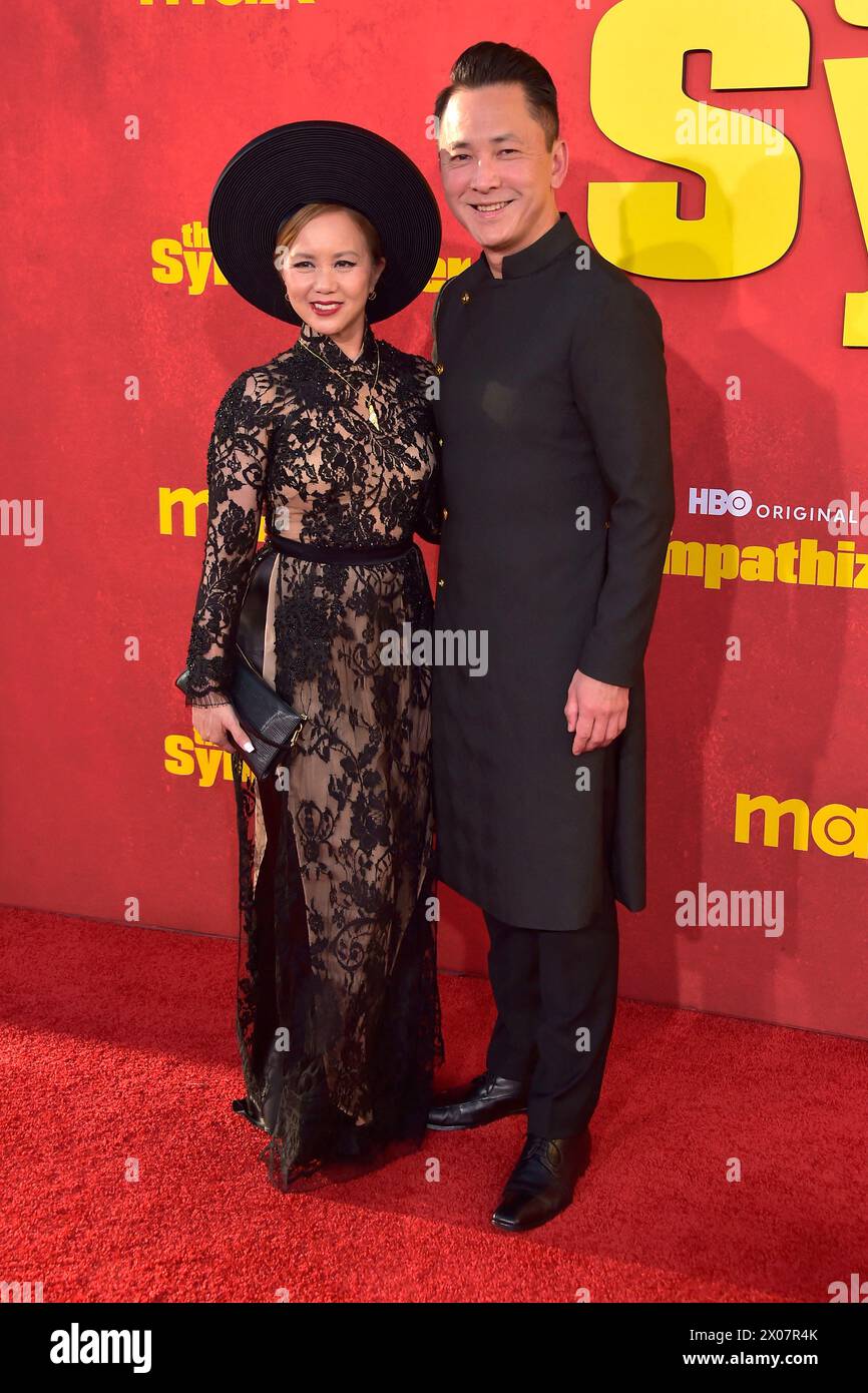 Lan Duong und Viet Thanh Nguyen bei der Premiere der HBO-Miniserie 'The ...