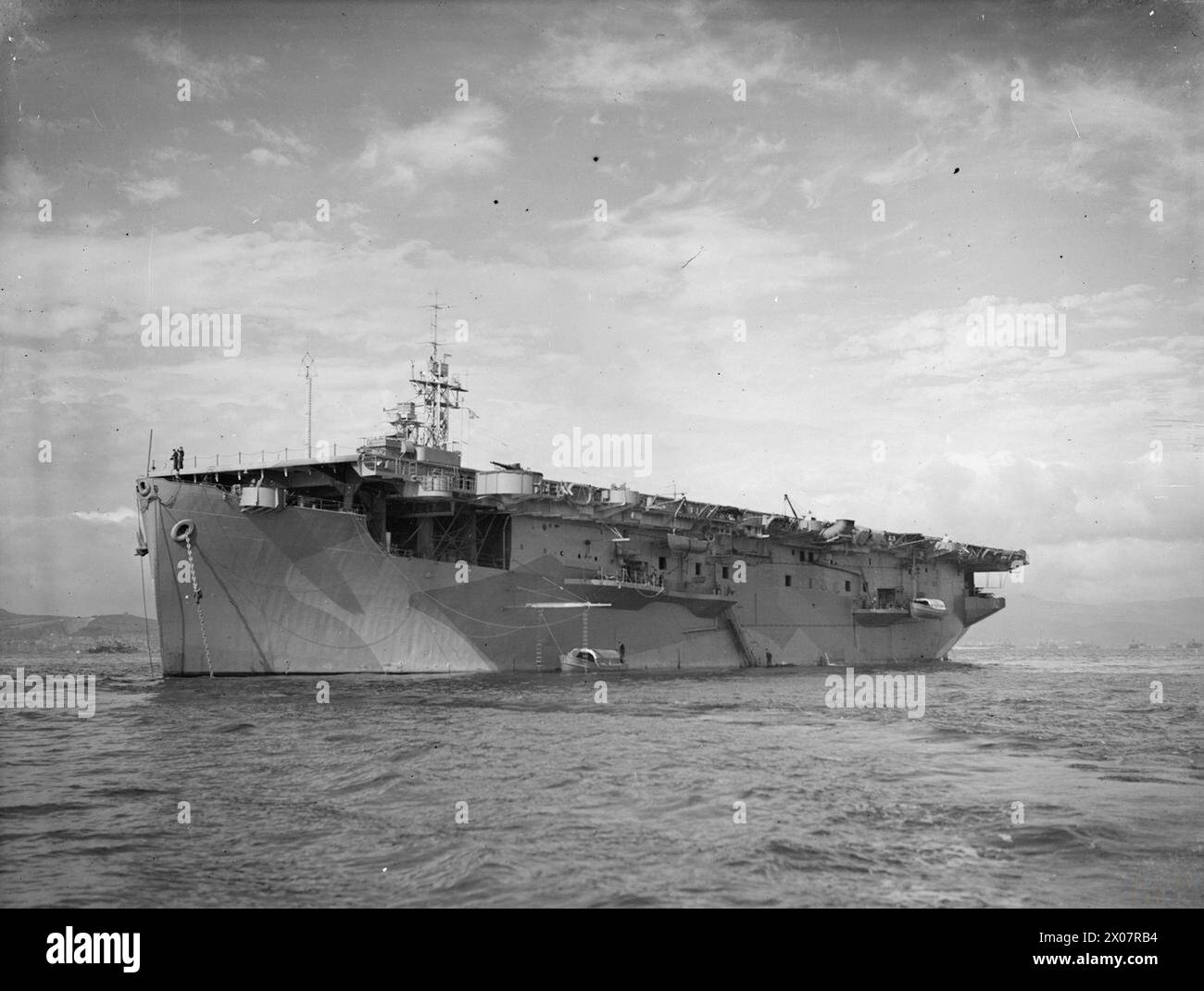 HMS ATTACKER, AUXILIARY AIRCRAFT CARRIER. 24 JUNE 1943, GREENOCK Stock ...