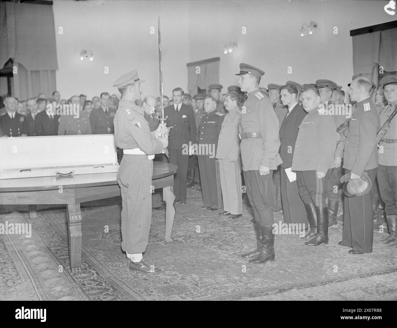 Stalin stalingrad sword tehran hi-res stock photography and images - Alamy