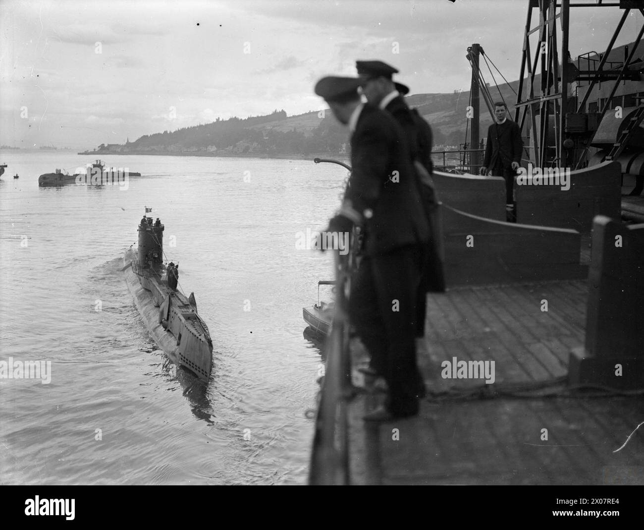 THE FRENCH SUBMARINE CURIE. 20 AUGUST 1943, HOLY LOCH. THE FIRST ...