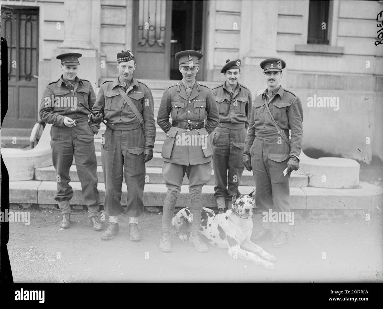 General Sir Miles Dempsey, commanding officer of the 13th Infantry ...