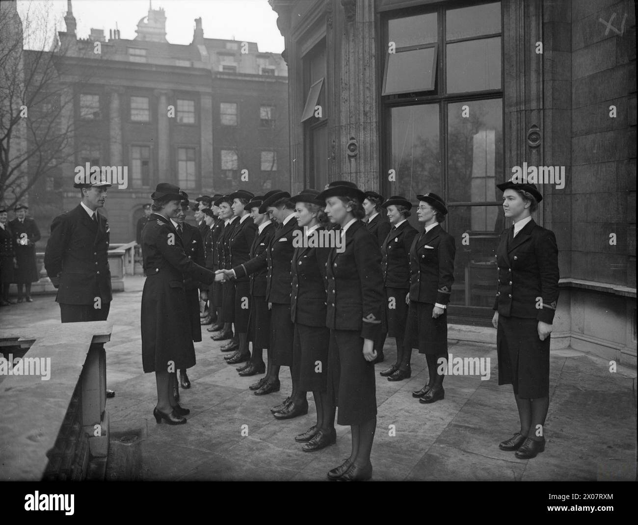 The Duchess of Kent, in her uniform as Commandant of the WRNS ...