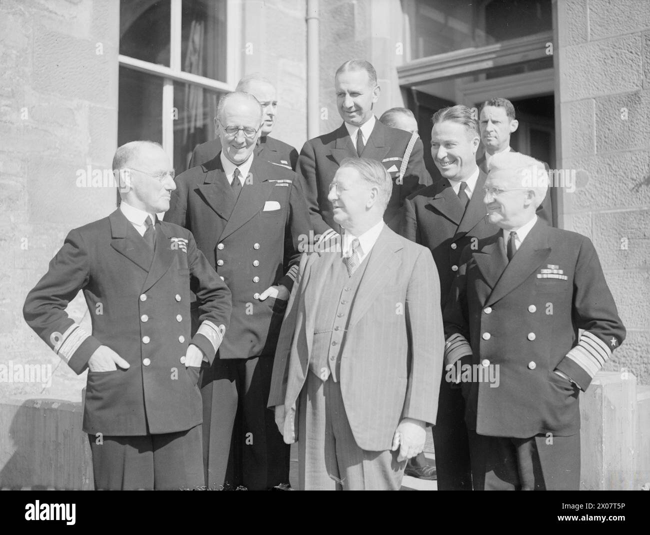 COLONEL KNOX VISITS A BRITISH NAVAL BASE. 19 SEPTEMBER 1943, GREENOCK ...