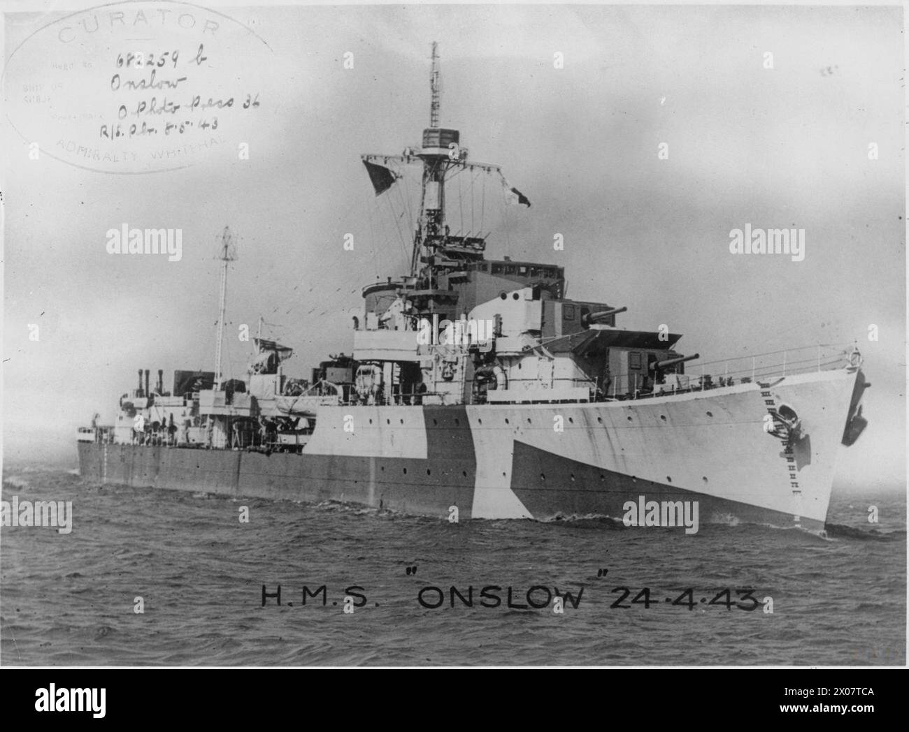 Hms onslow hi-res stock photography and images - Alamy