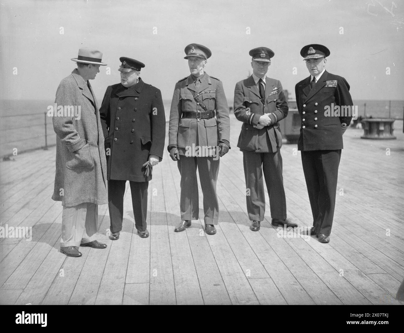 PRESIDENT ROOSEVELT MEETS PRIME MINISTER CHURCHILL. 4 TO 9 AUGUST 1941 ...