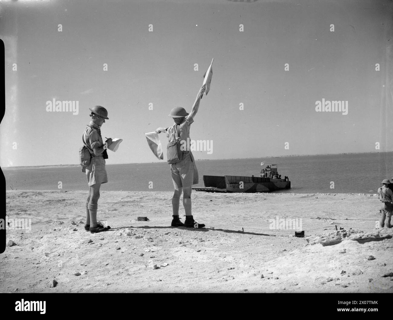 The Royal Navy During The Second World War Directing Incoming Landing