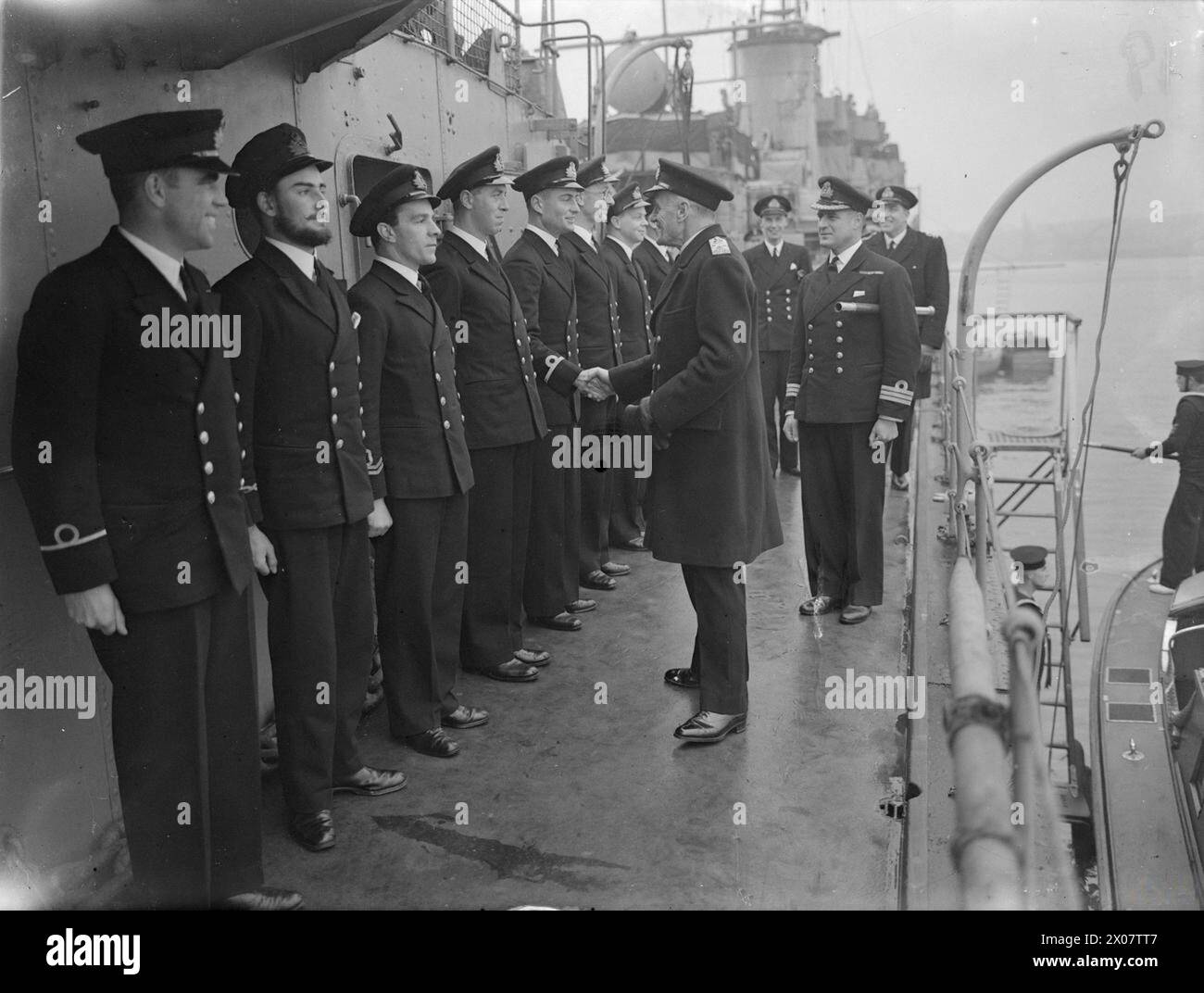 COMMANDER IN CHIEF, PLYMOUTH, ADMIRAL SIR MARTIN DUNBAR-NASMITH, VC ...