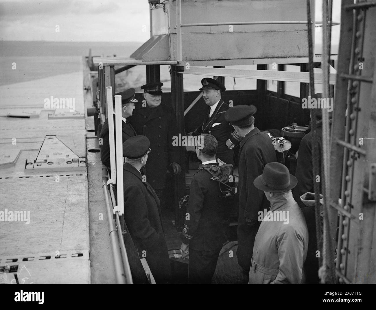 On 11 October 1942 at Scapa Flow, the Prime Minister visited the Home ...