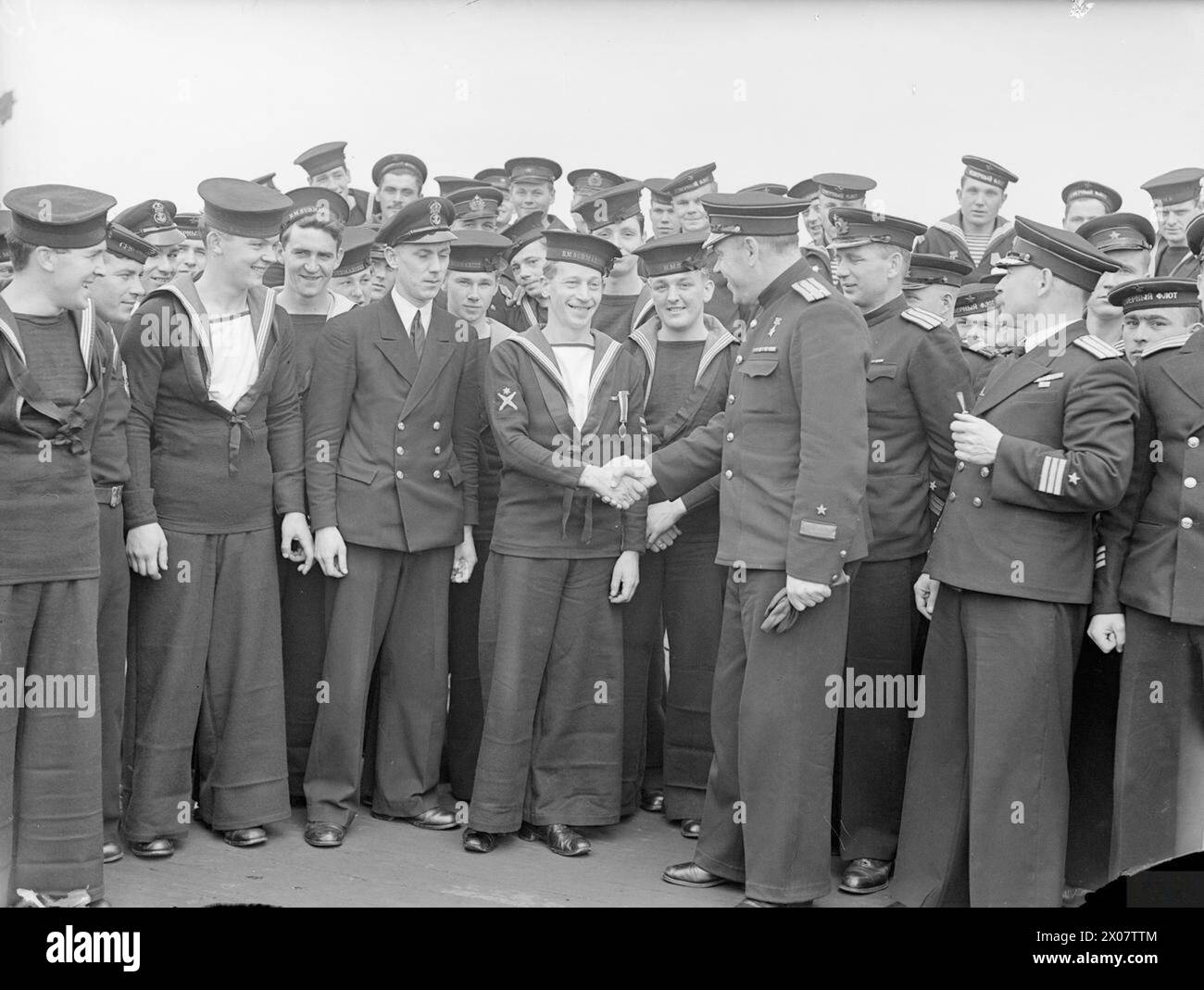 THE BRITISH NAVY'S GIFT TO RUSSIA. 29 TO 31 MAY 1944, ROSYTH. THE ...
