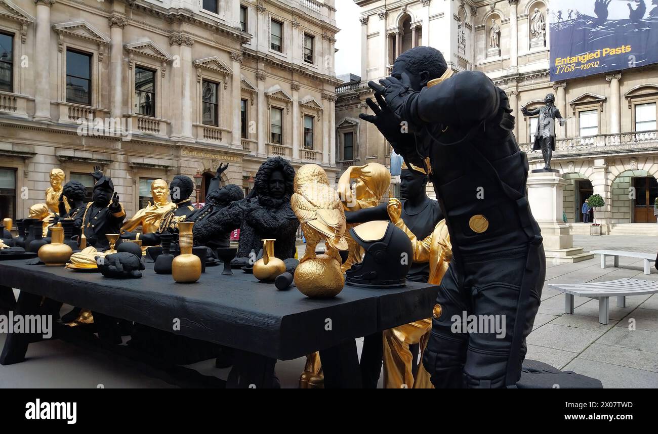 Installation named The First Supper by artist Tavares Strachan at the ...