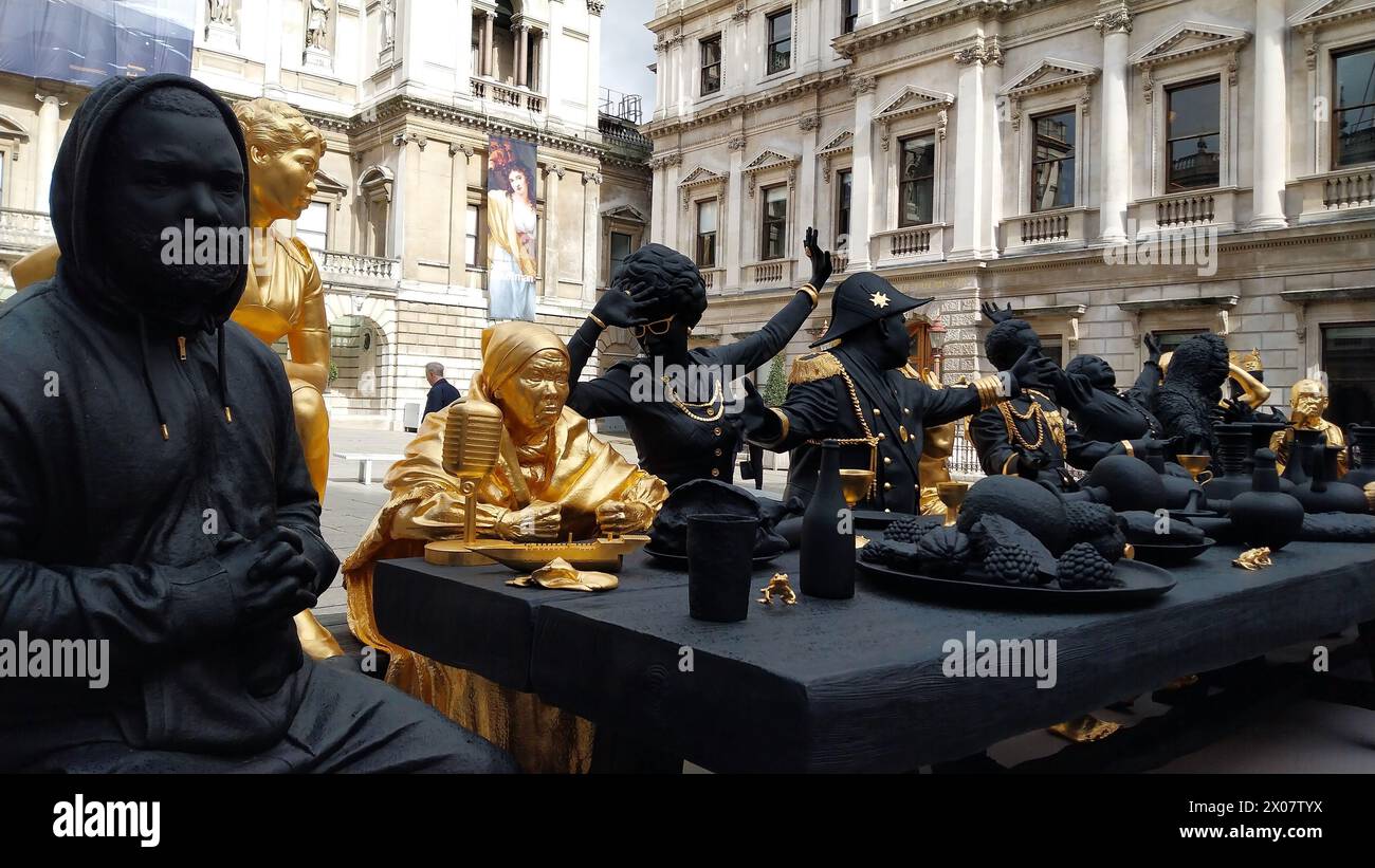 Installation named The First Supper by artist Tavares Strachan at the ...